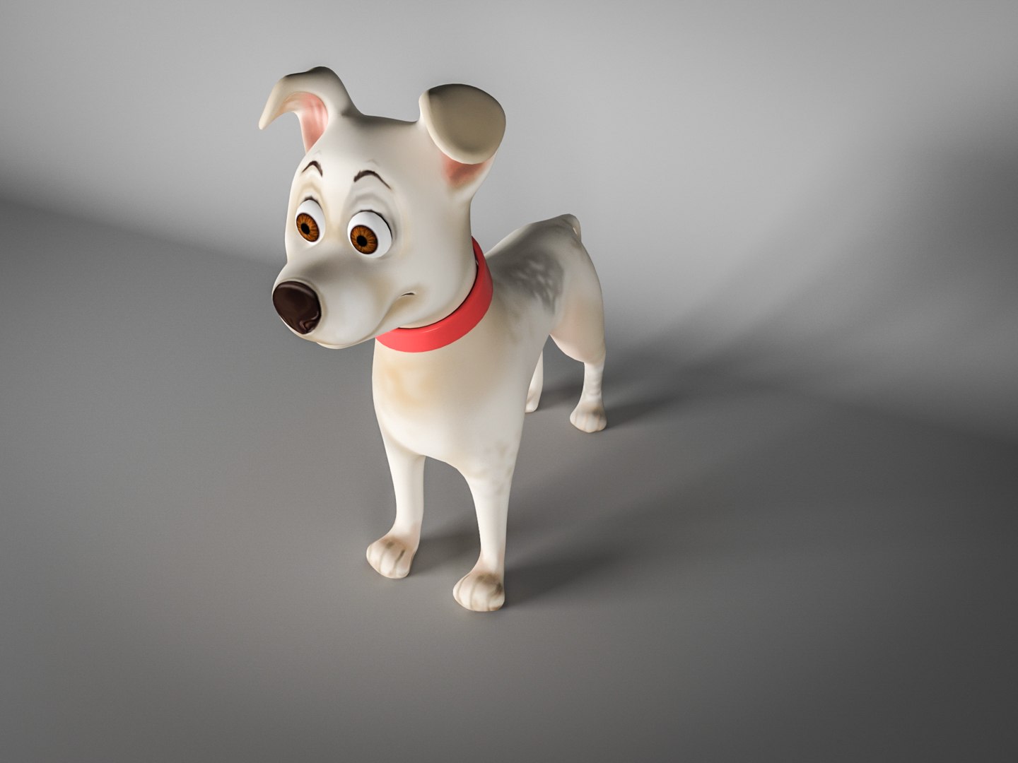 3D Low-poly Cartoon Dog - TurboSquid 1190059