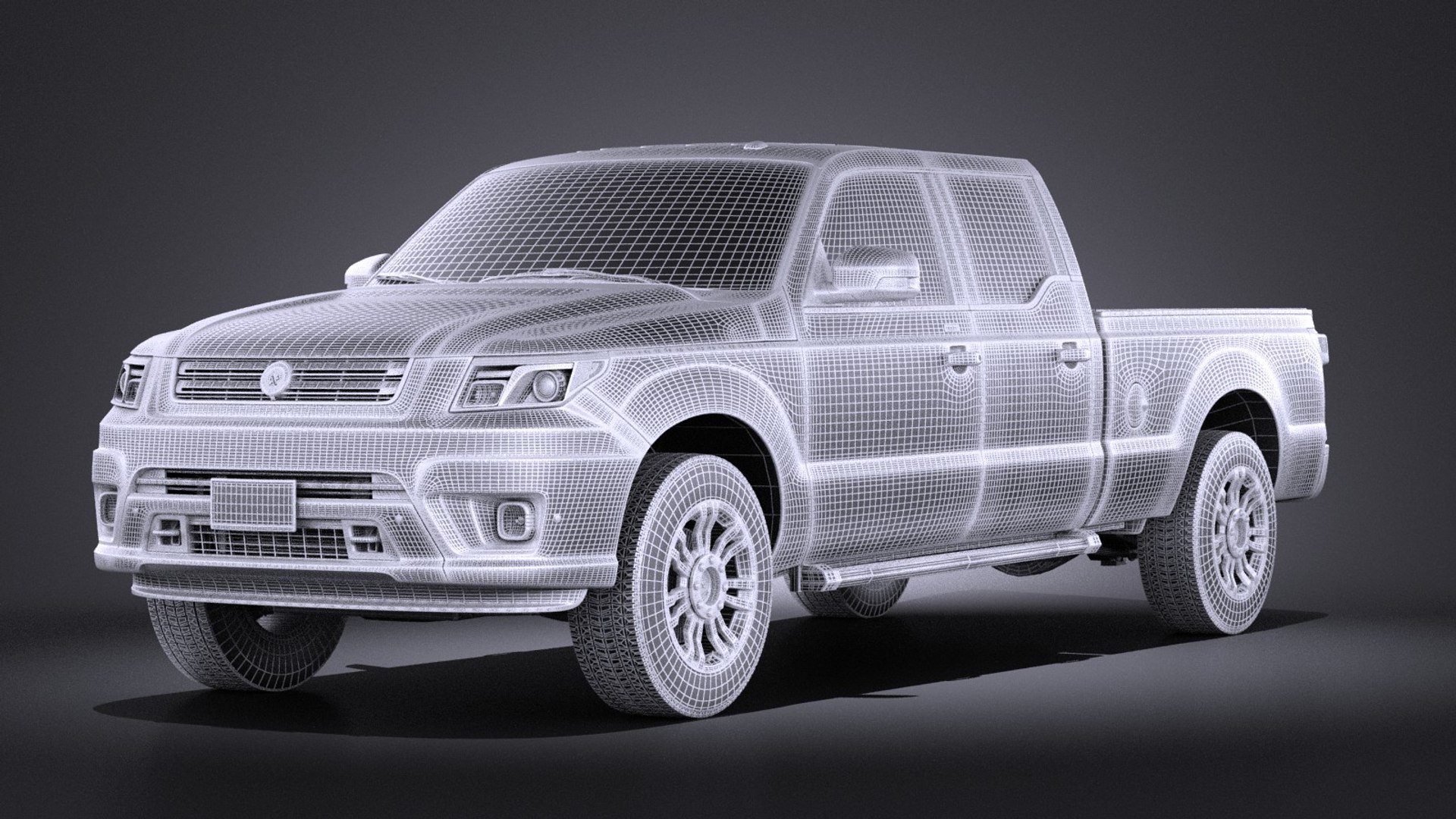 3d 2015 pickup generic model