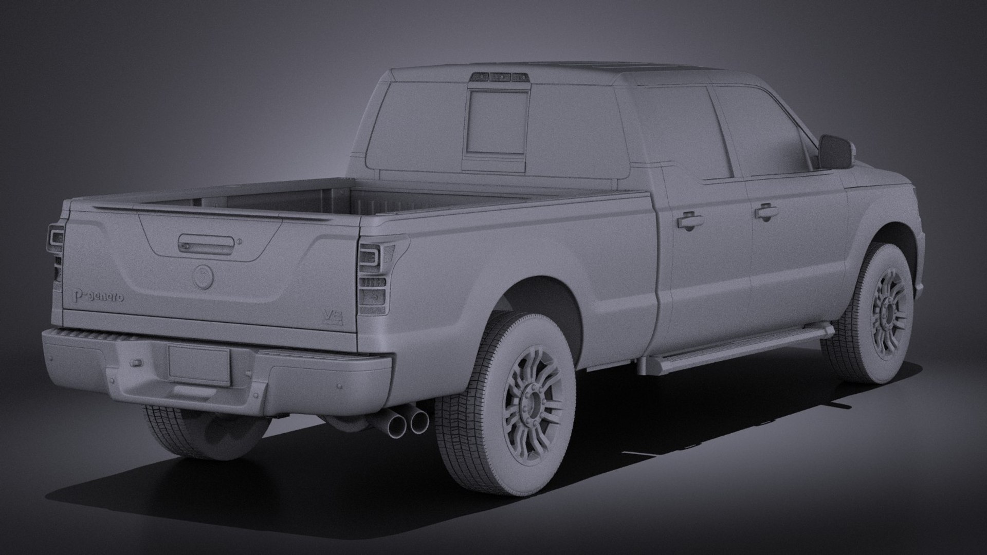 3d 2015 pickup generic model