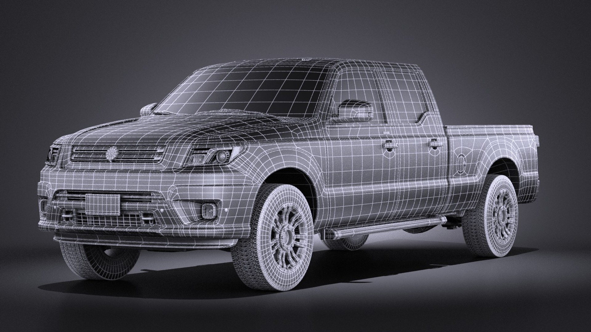 3d 2015 pickup generic model