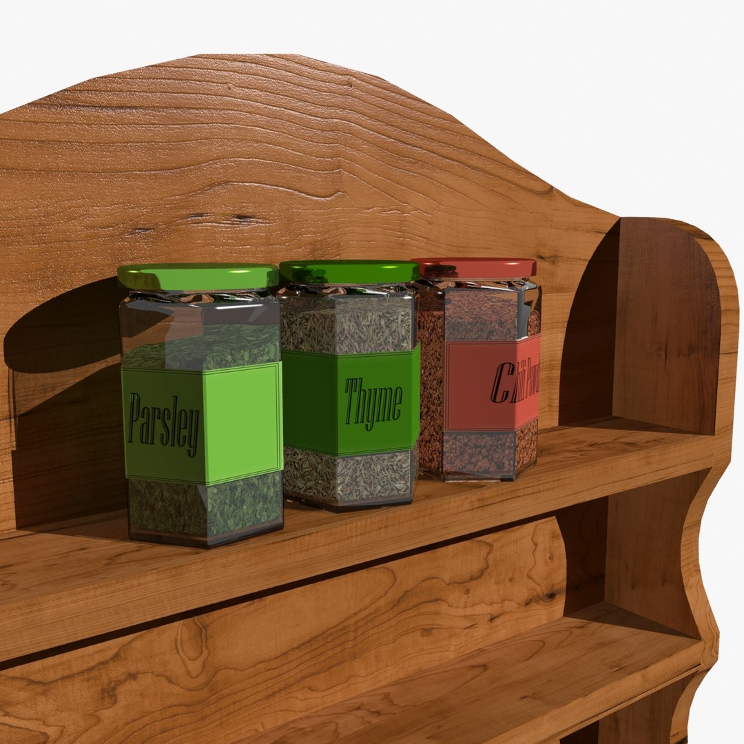 3d Spice Rack Model