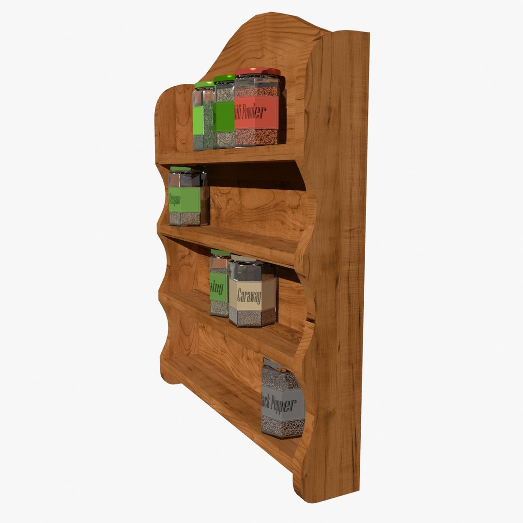 3d Spice Rack Model