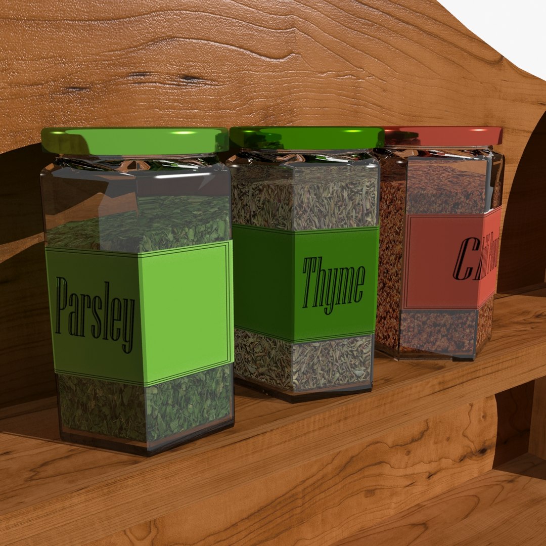 3d Spice Rack Model