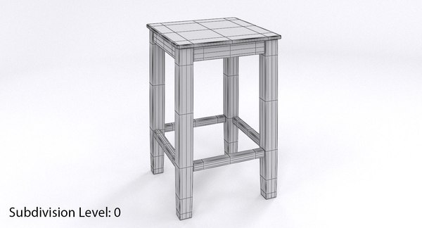 Ussr rustic stool model - TurboSquid 1251216