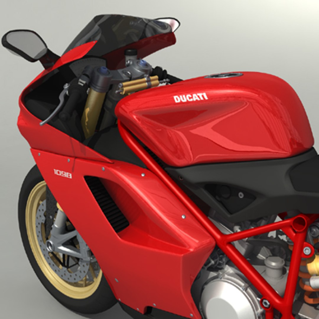 Ducati Motorcycle 3d Model