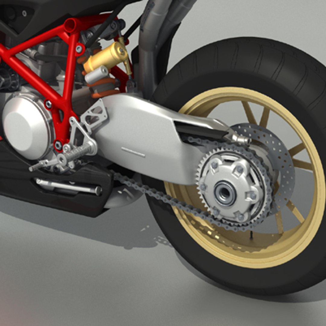 Ducati Motorcycle 3d Model
