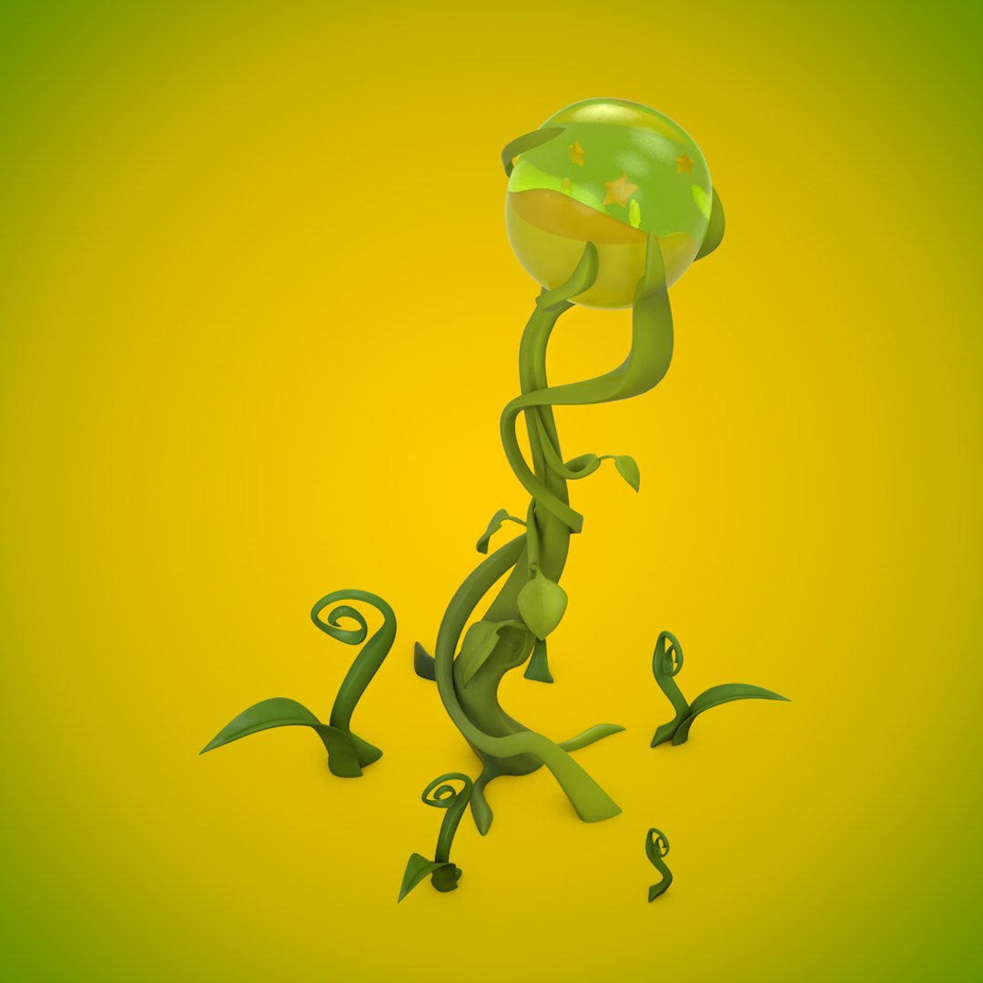 Cartoon Plant 3d C4d