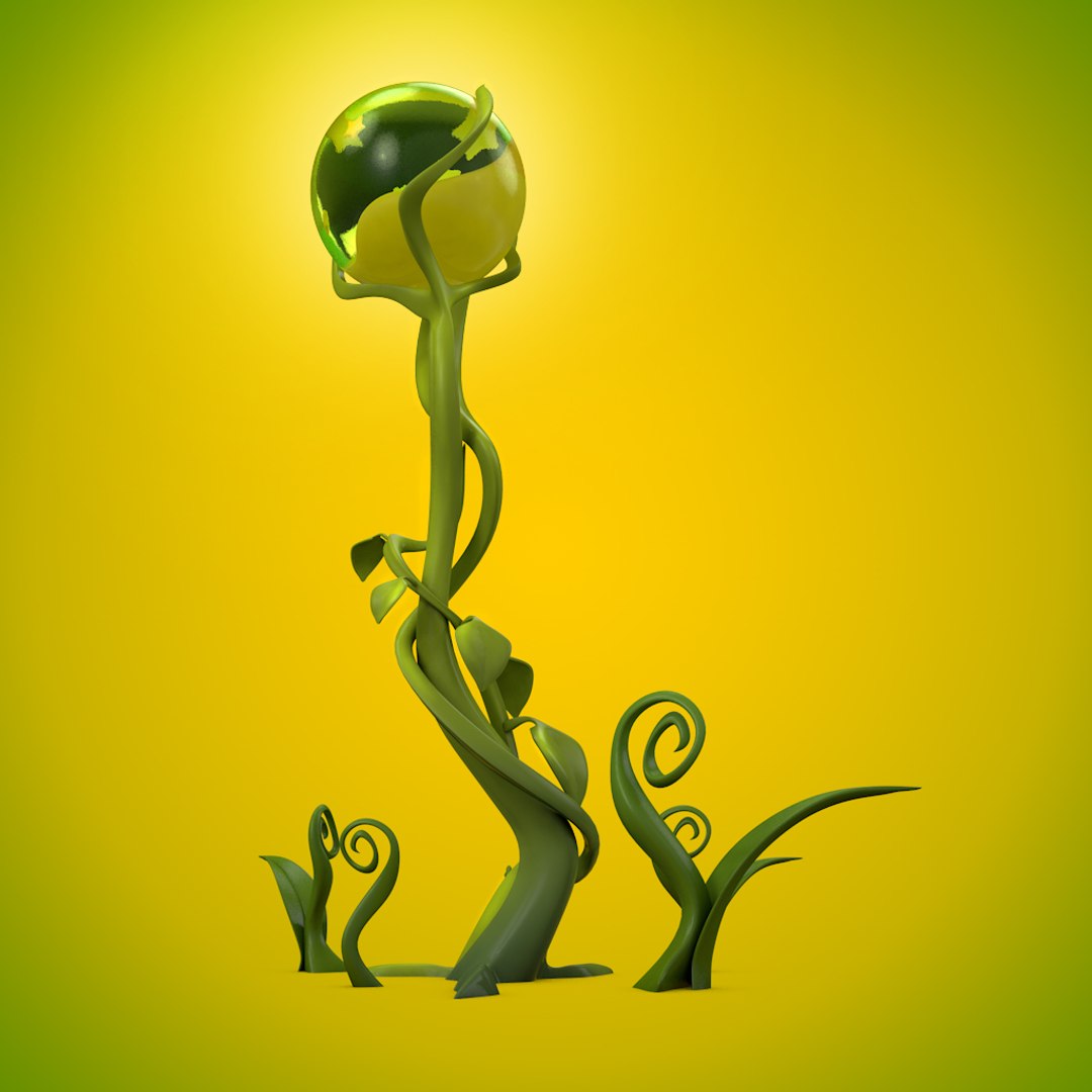 Cartoon Plant 3d C4d