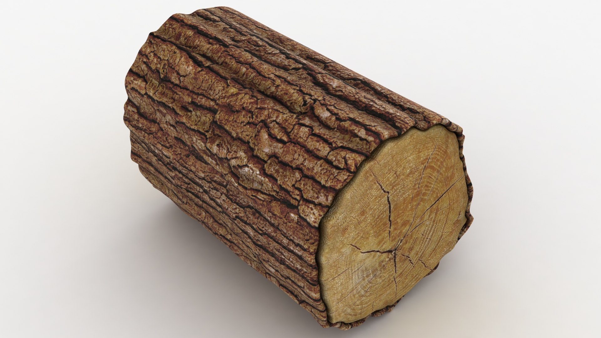 3D Wooden Log - TurboSquid 1569892