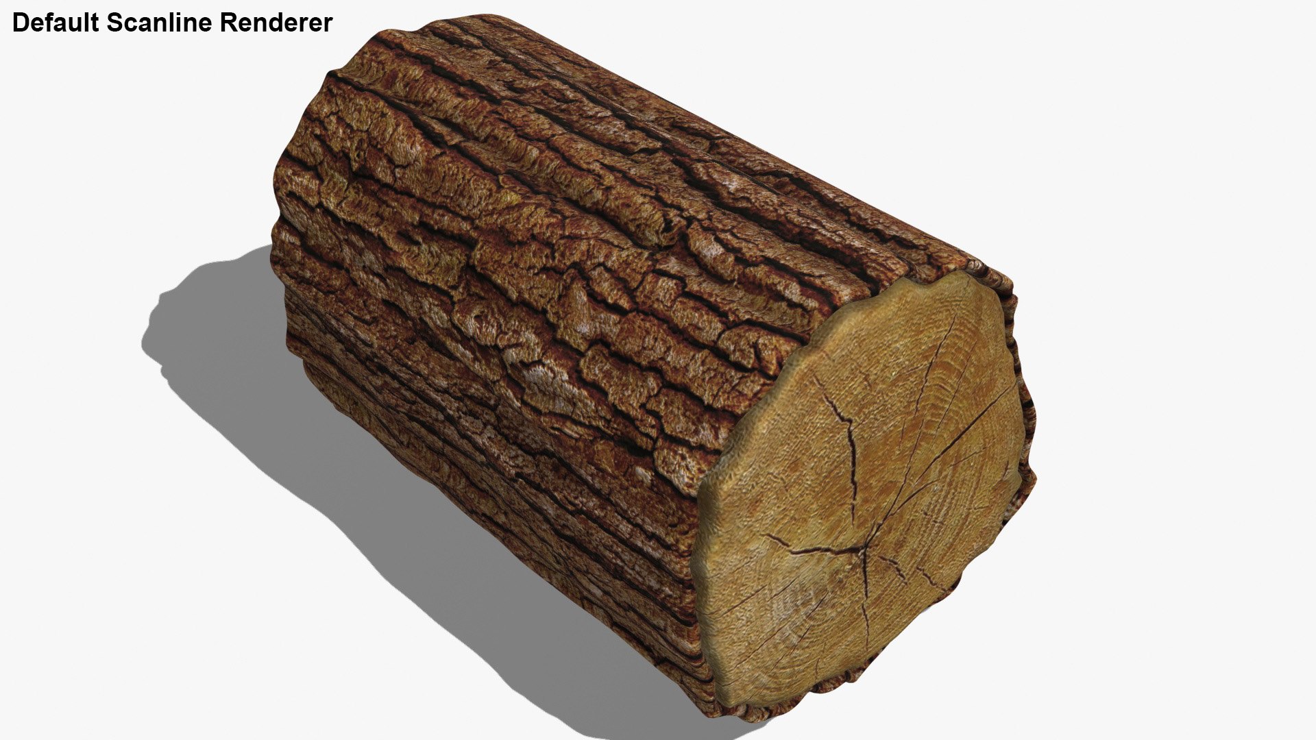3D Wooden Log - TurboSquid 1569892