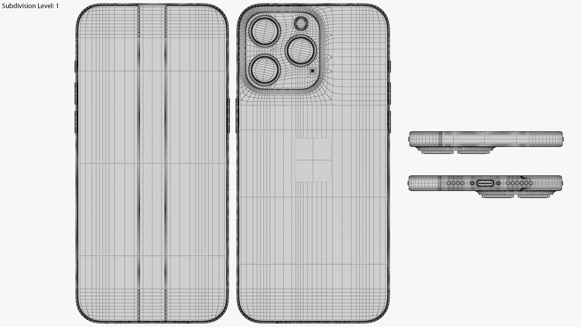 3D Apple iPhone 15 Pro Max White Titanium model - TurboSquid 2126115