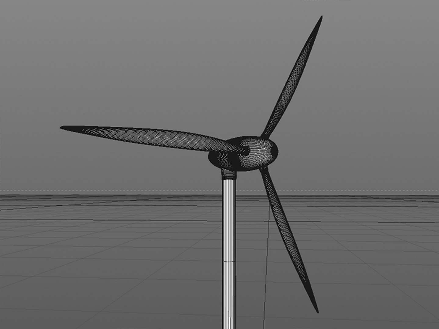 Wind Turbine 3d Model