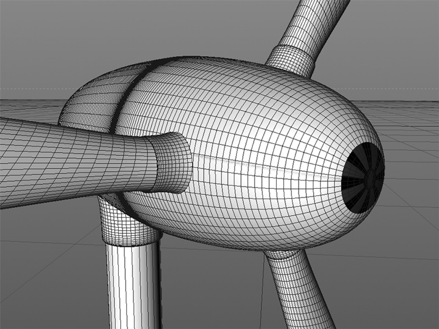 Wind Turbine 3d Model