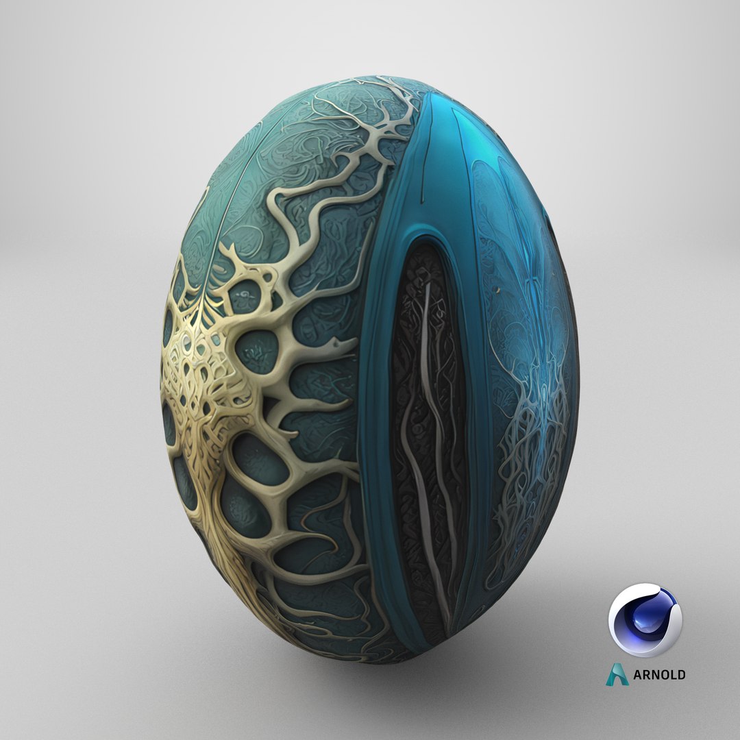Alien Egg 5 3D Model - TurboSquid 2260791