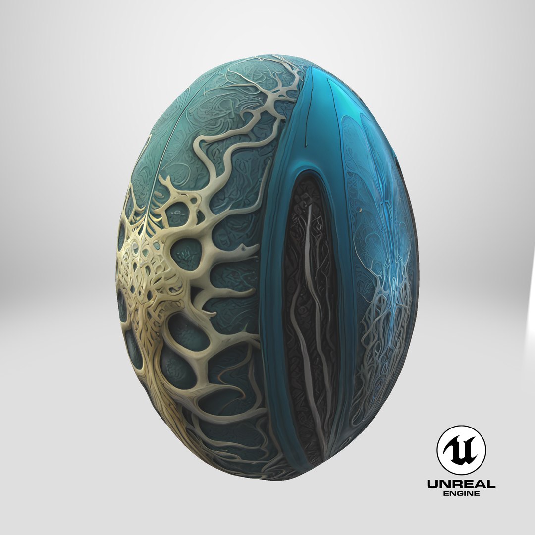 Alien Egg 5 3D Model - TurboSquid 2260791
