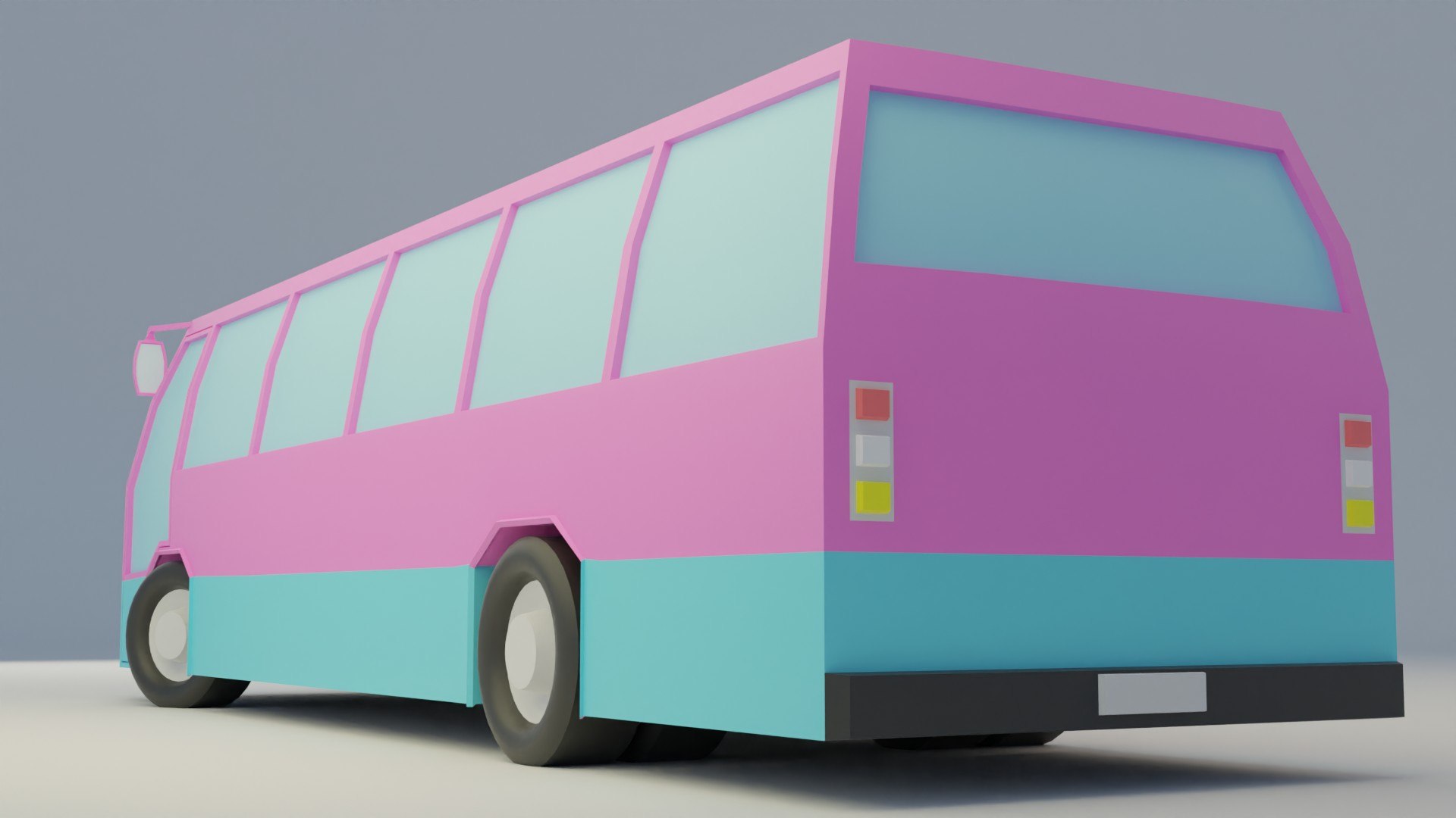 3D Low Poly Bus 01 - TurboSquid 2200774