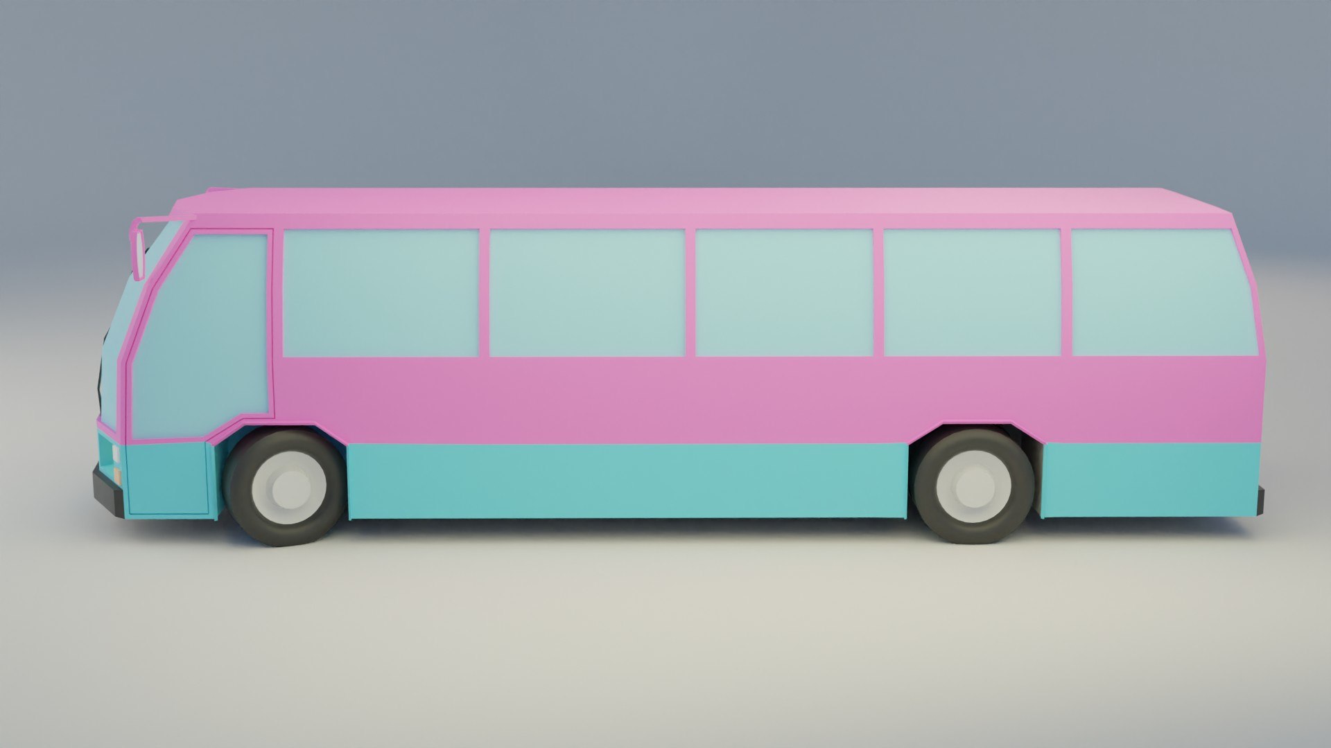 3D Low Poly Bus 01 - TurboSquid 2200774