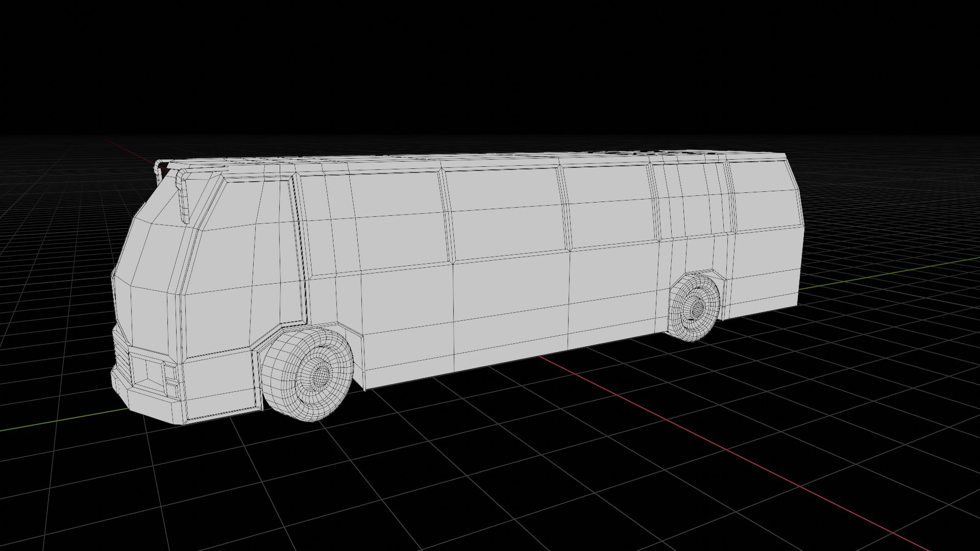 3D Low Poly Bus 01 - TurboSquid 2200774