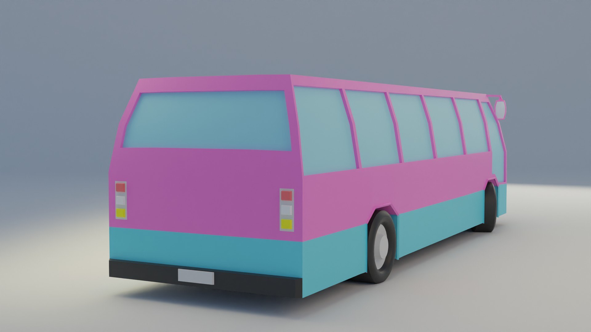 3D Low Poly Bus 01 - TurboSquid 2200774