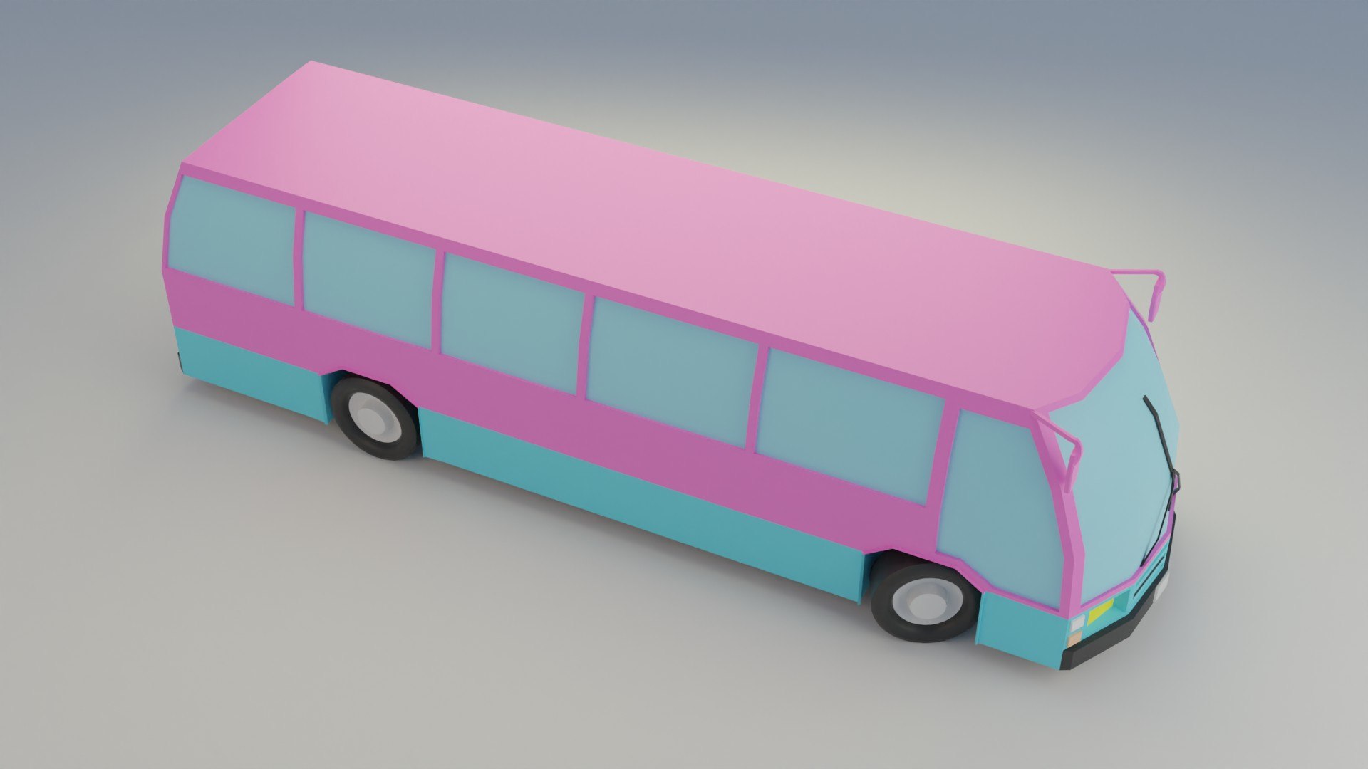 3D Low Poly Bus 01 - TurboSquid 2200774