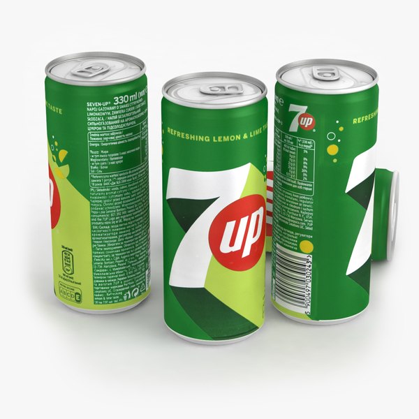 modelo 3d Lata de bebida 7UP 330 ml 2024 - TurboSquid 2277324