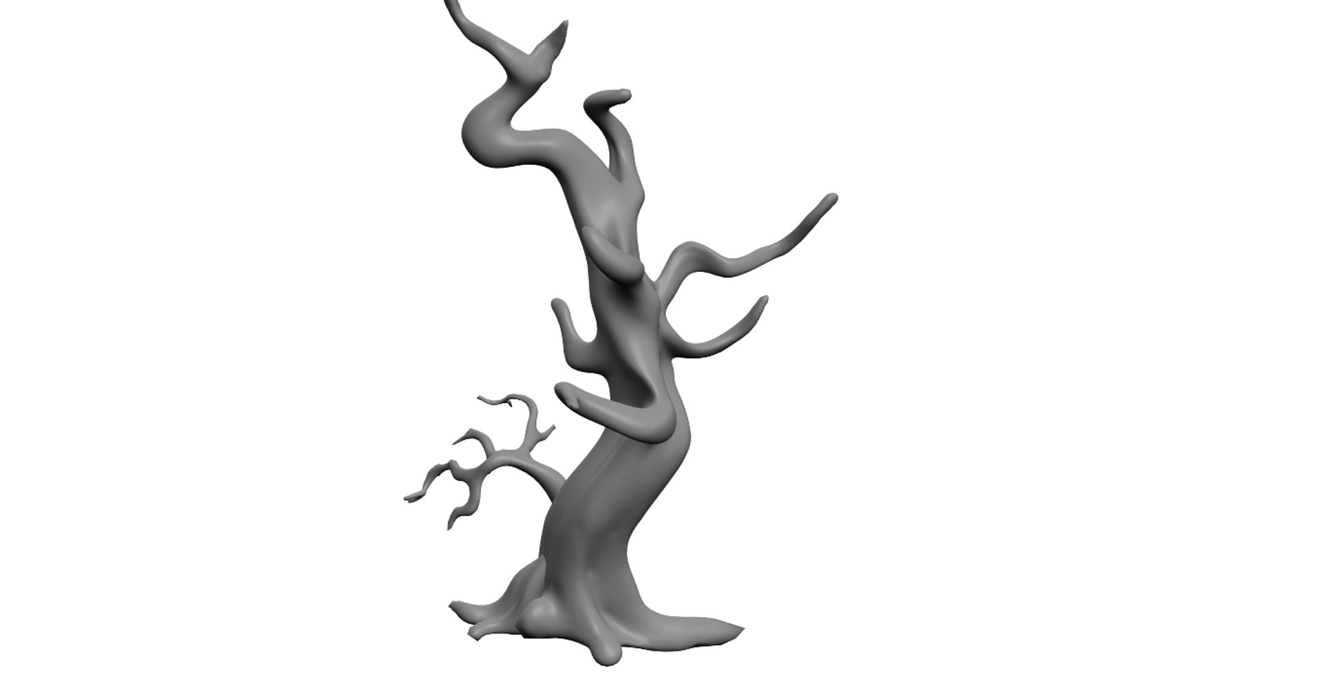Fantasy Old Tree 3d Obj