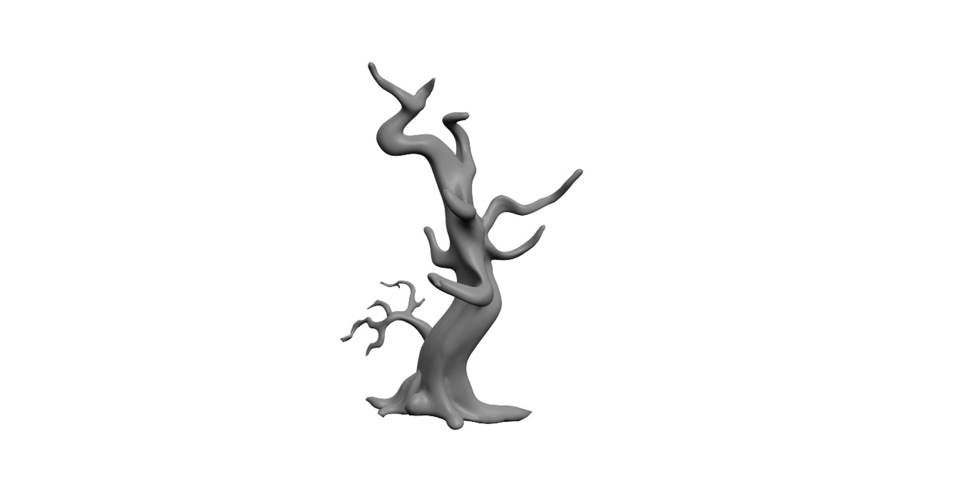 Fantasy Old Tree 3d Obj