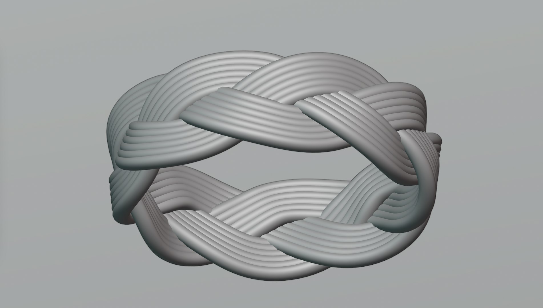 3D Model Interlocking Ring - TurboSquid 1810218