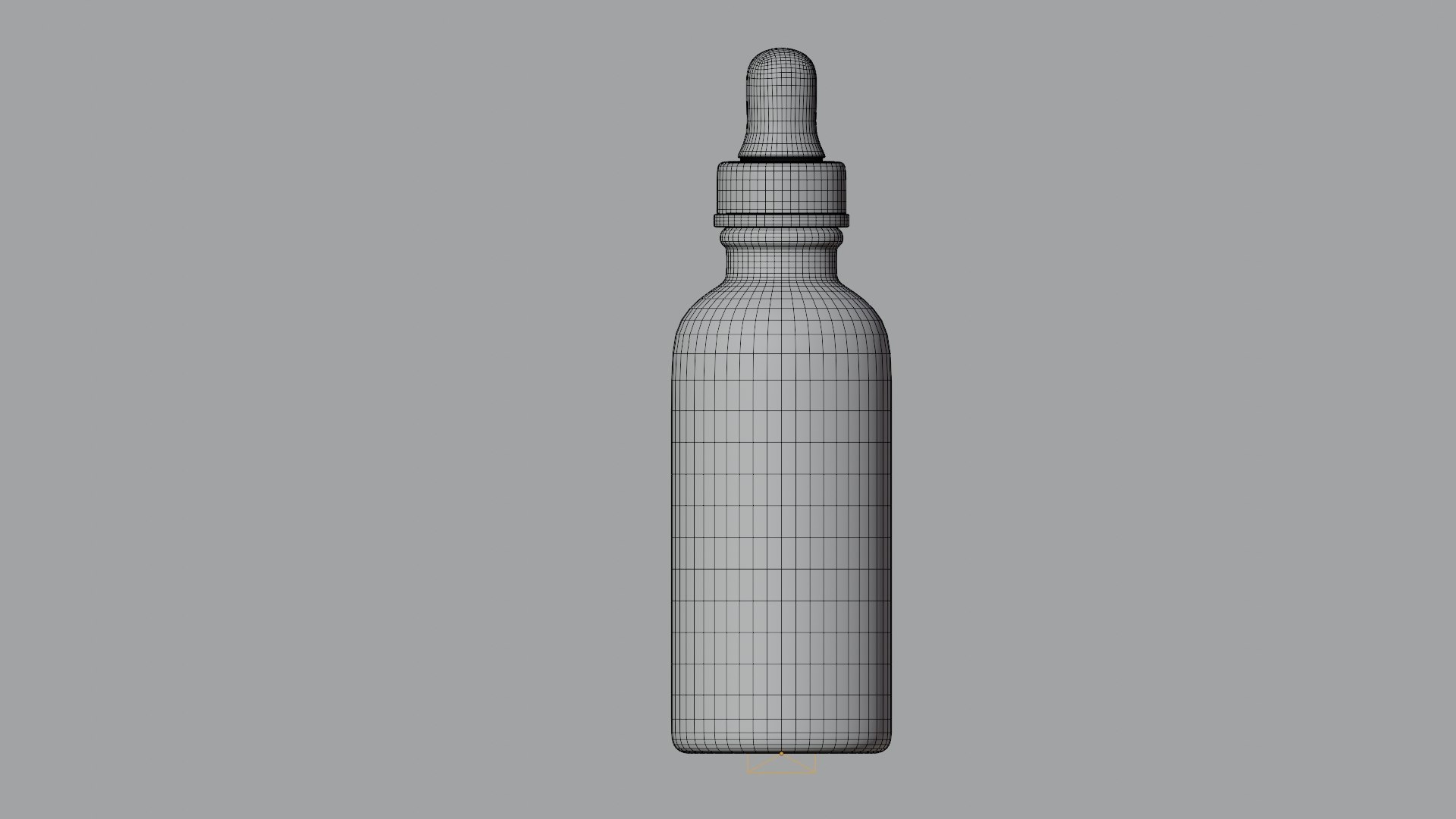 Amber Bottle 02 3D Model - TurboSquid 1991992