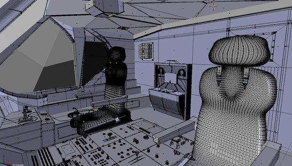 비행기 에어 버스 조종실 내부 3D 모델 - TurboSquid 1361764