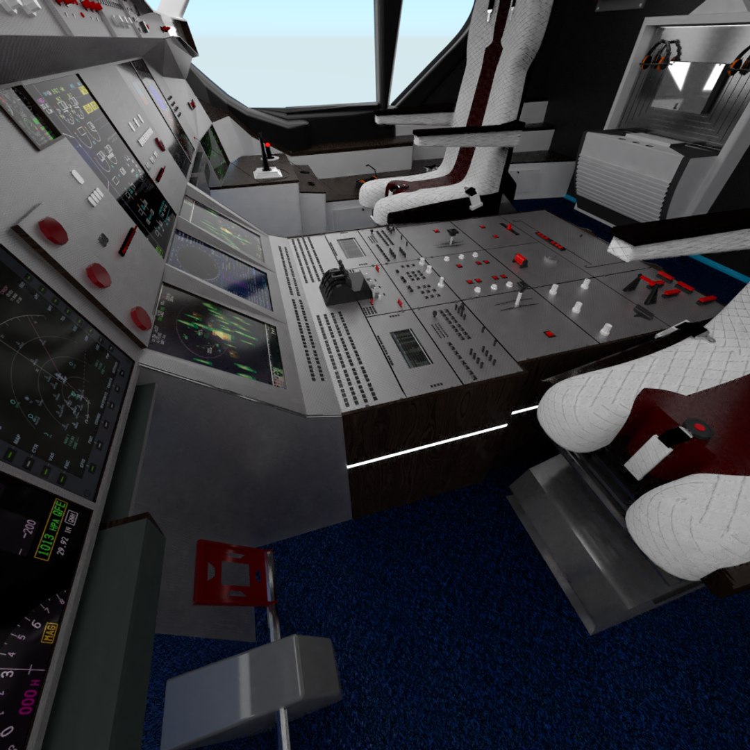3D Airbus Airplane Cockpit Interior Model - TurboSquid 1361764