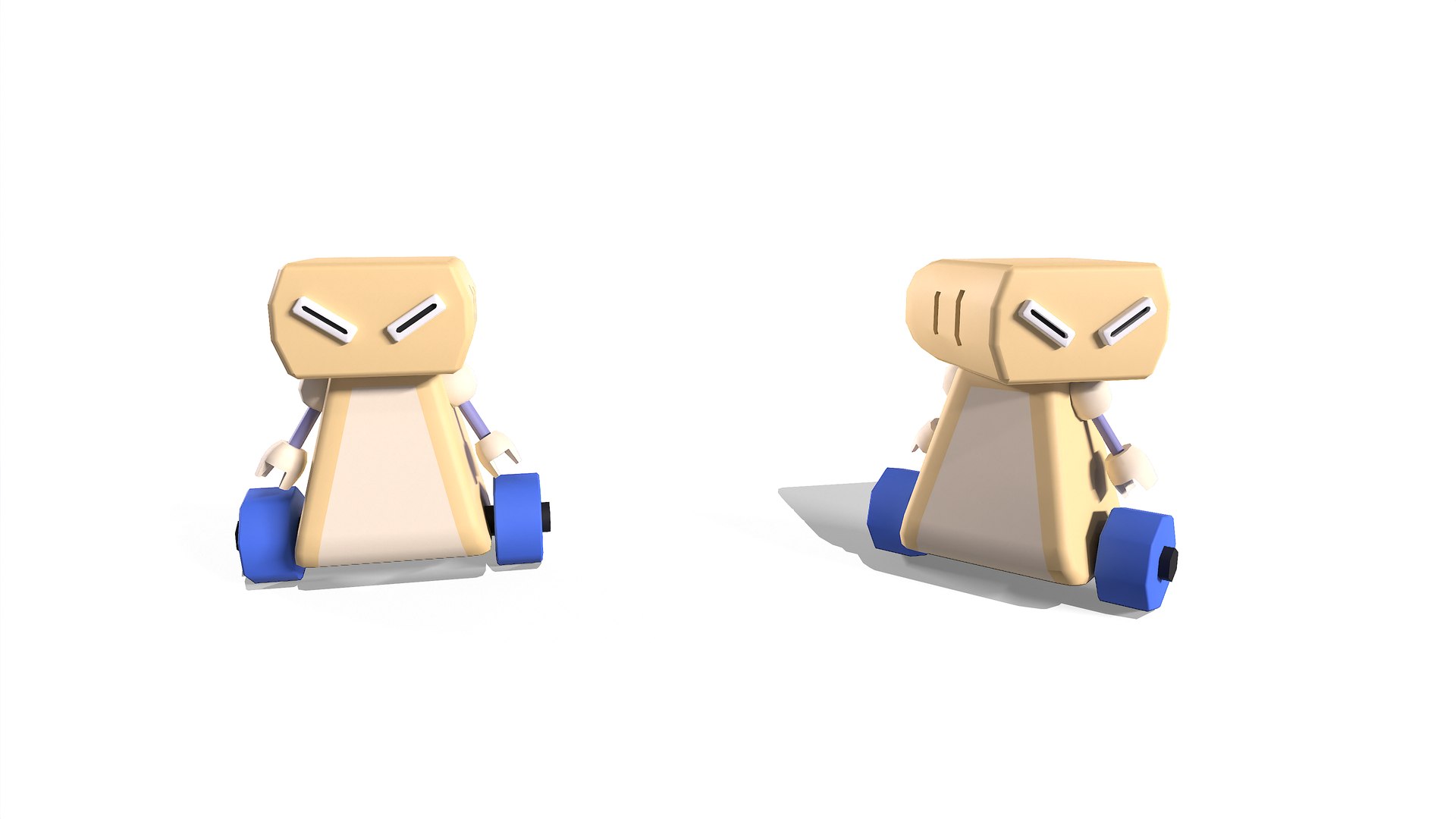 Cartoon Sci-Fi Robot 3D - TurboSquid 1978205