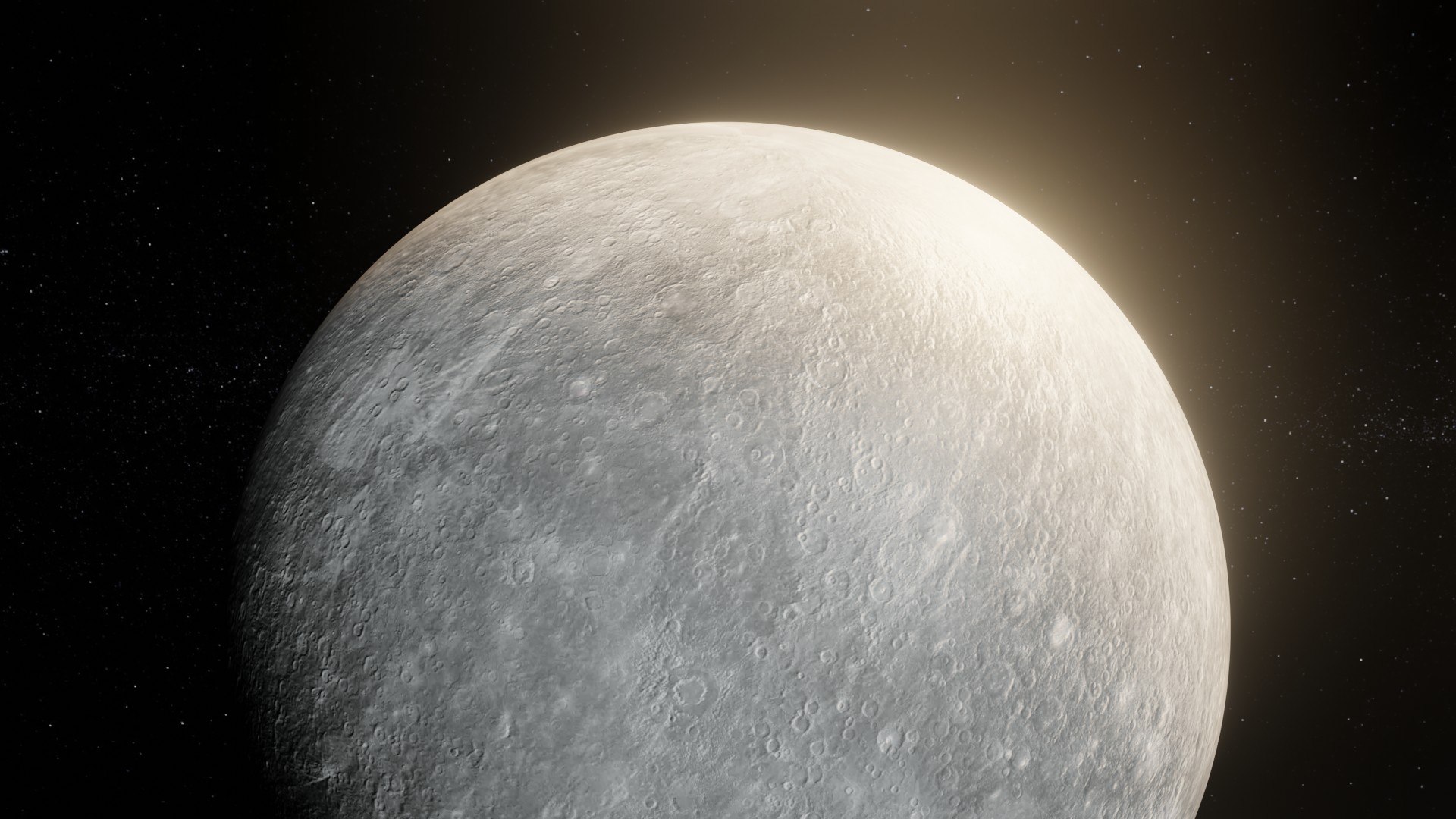 3D model photorealistic mercury 8k planet - TurboSquid 1631113