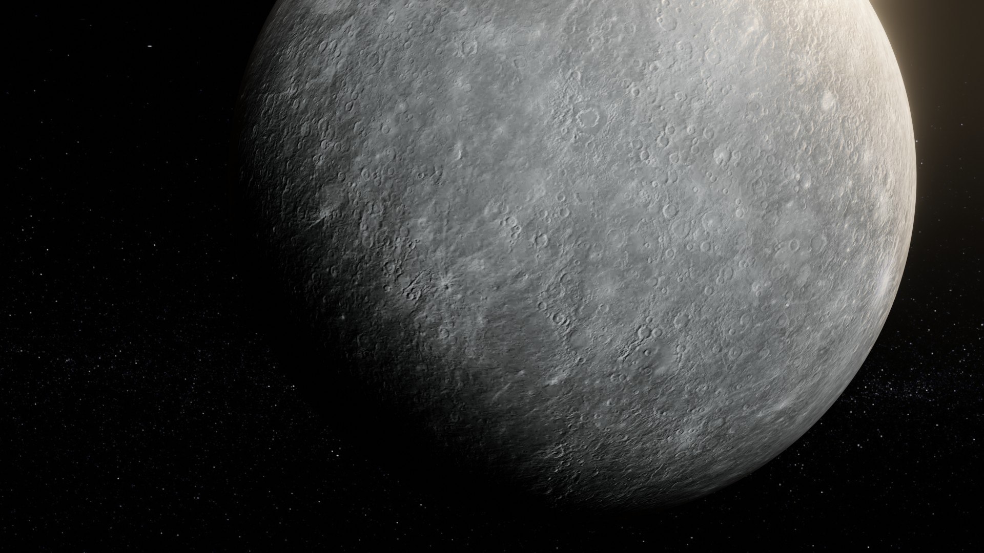3D model photorealistic mercury 8k planet - TurboSquid 1631113