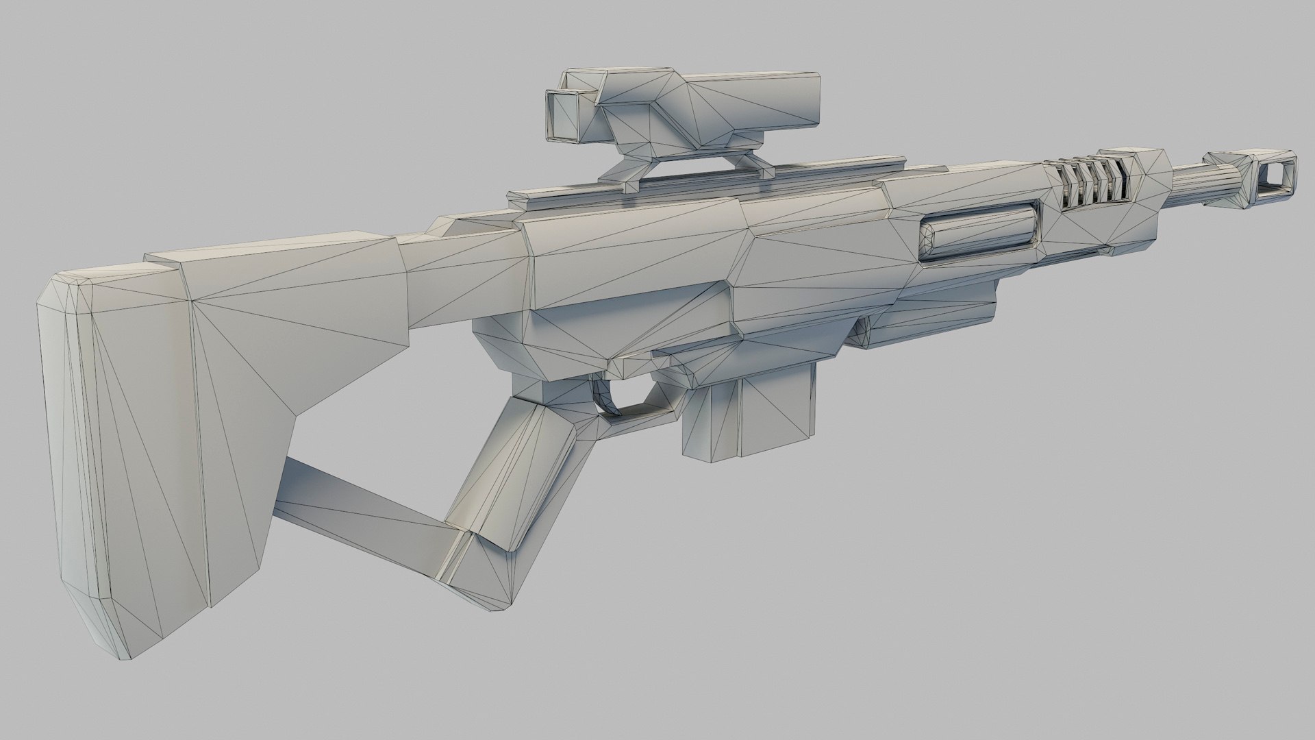Sci Fi Sniper Rifle 3D - TurboSquid 2328425