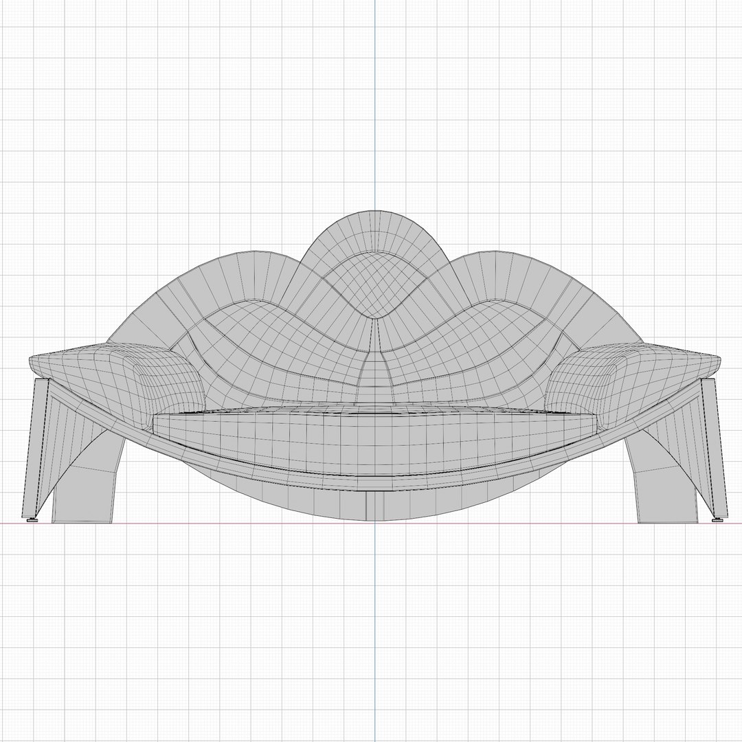 3D Fantasy Sofa - TurboSquid 2372244