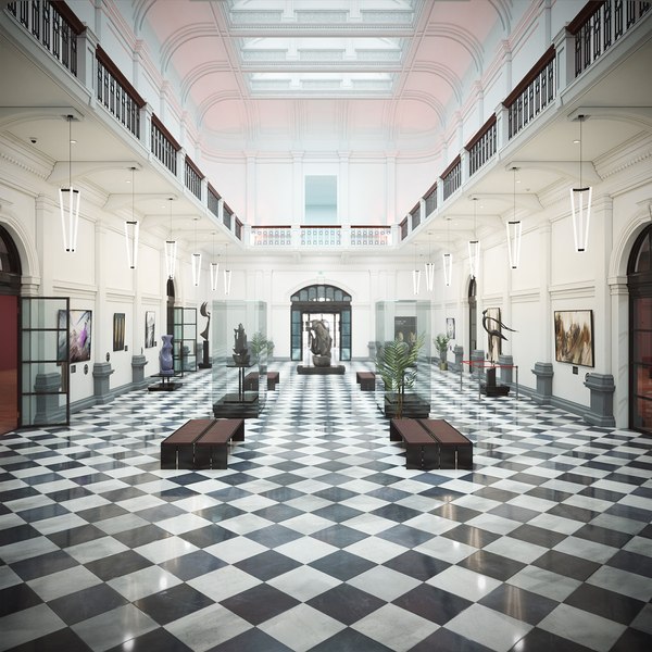 Museum Interior 3D Models for Download | TurboSquid