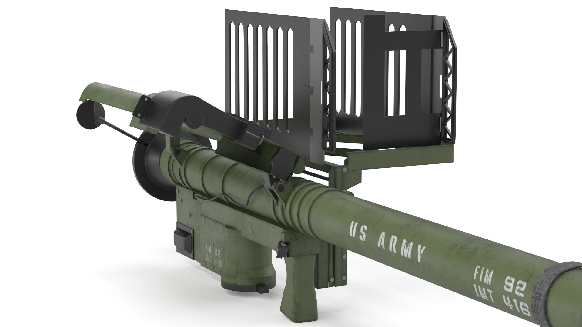 FIM 92 Stinger Missile Launcher 3D Model - TurboSquid 1984642