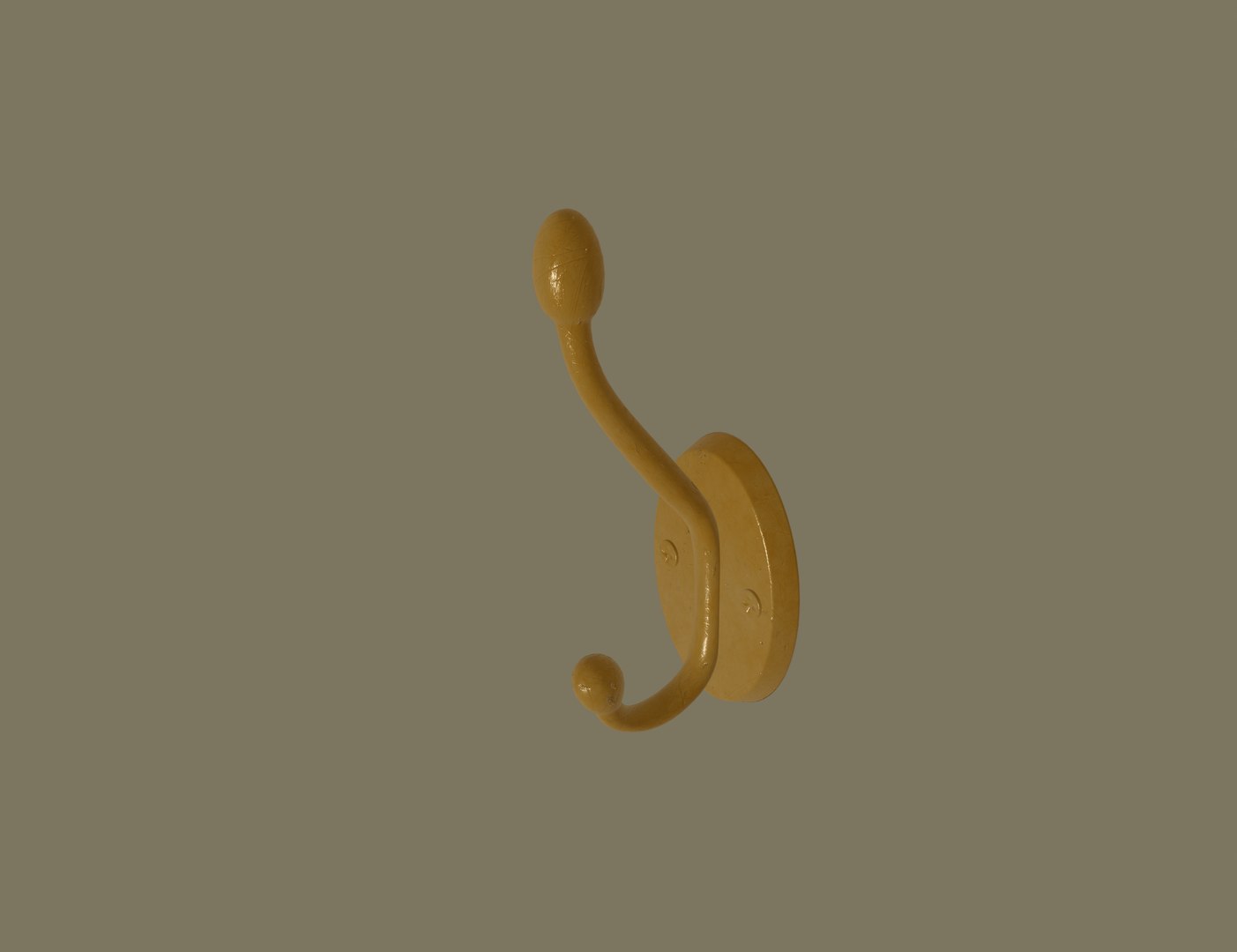 Coat hook 3D model - TurboSquid 1609873