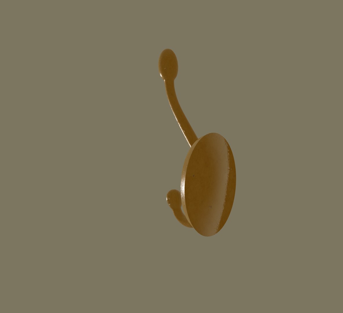 Coat hook 3D model - TurboSquid 1609873