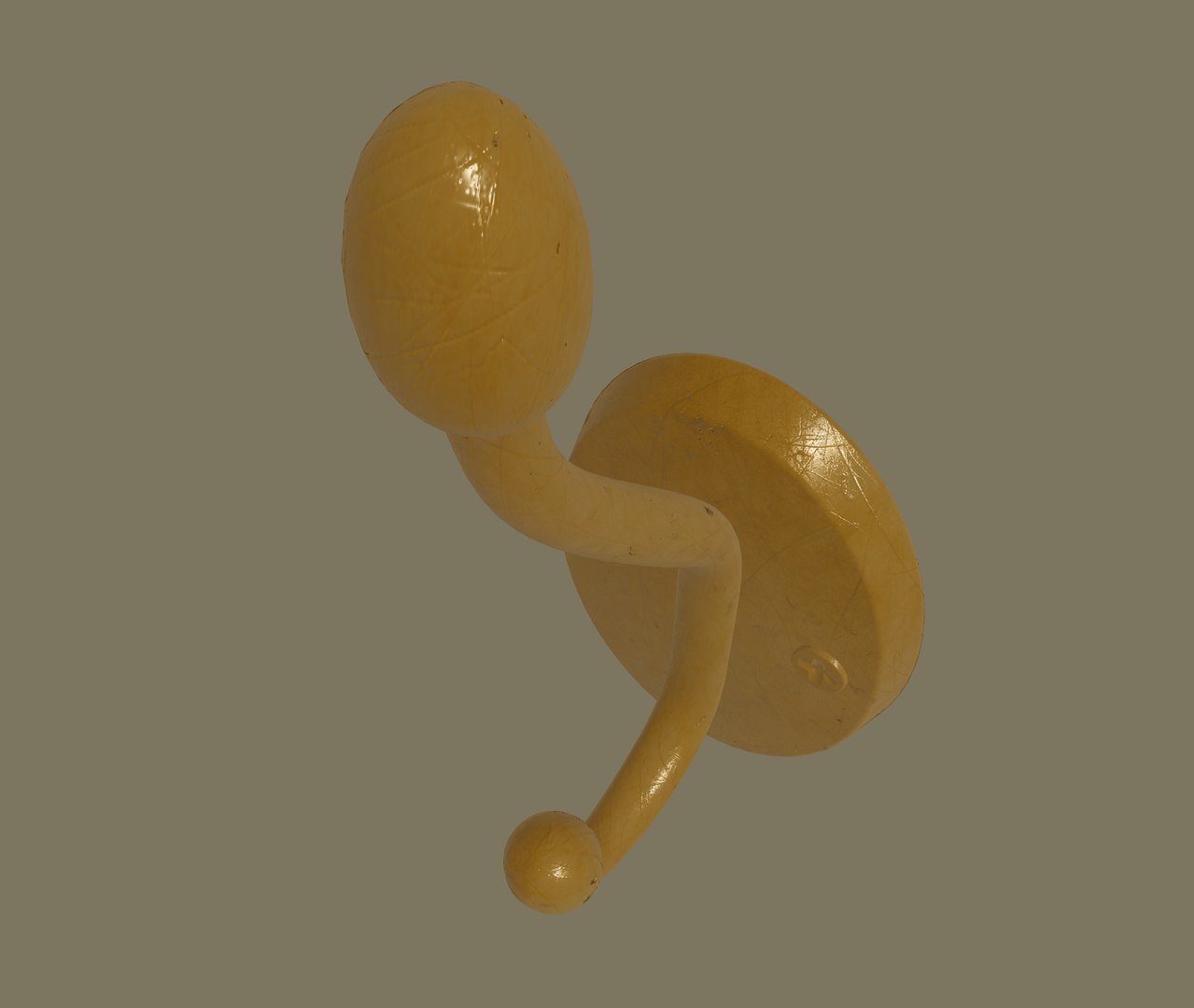 Coat hook 3D model - TurboSquid 1609873