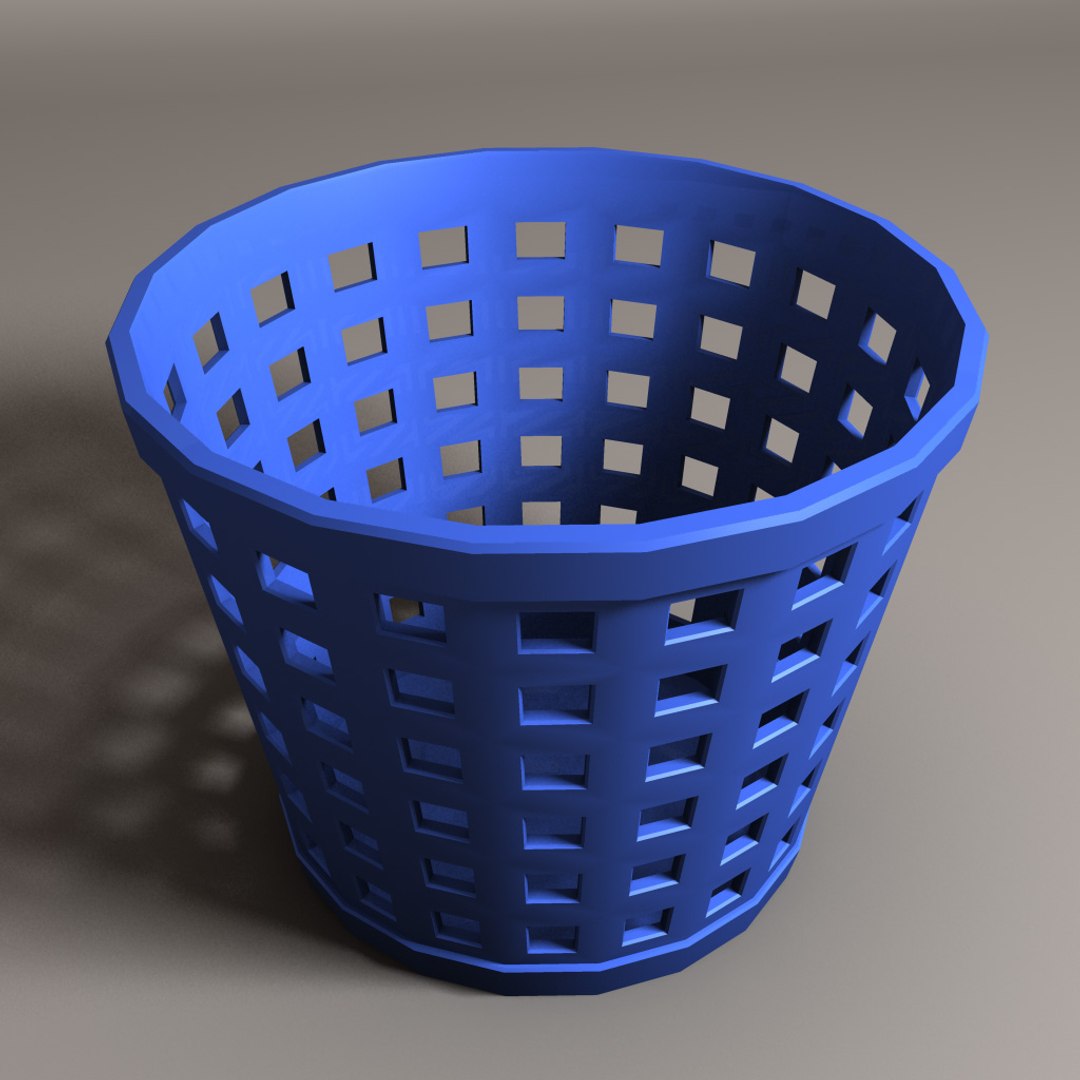 Garbage Bin 3d Obj