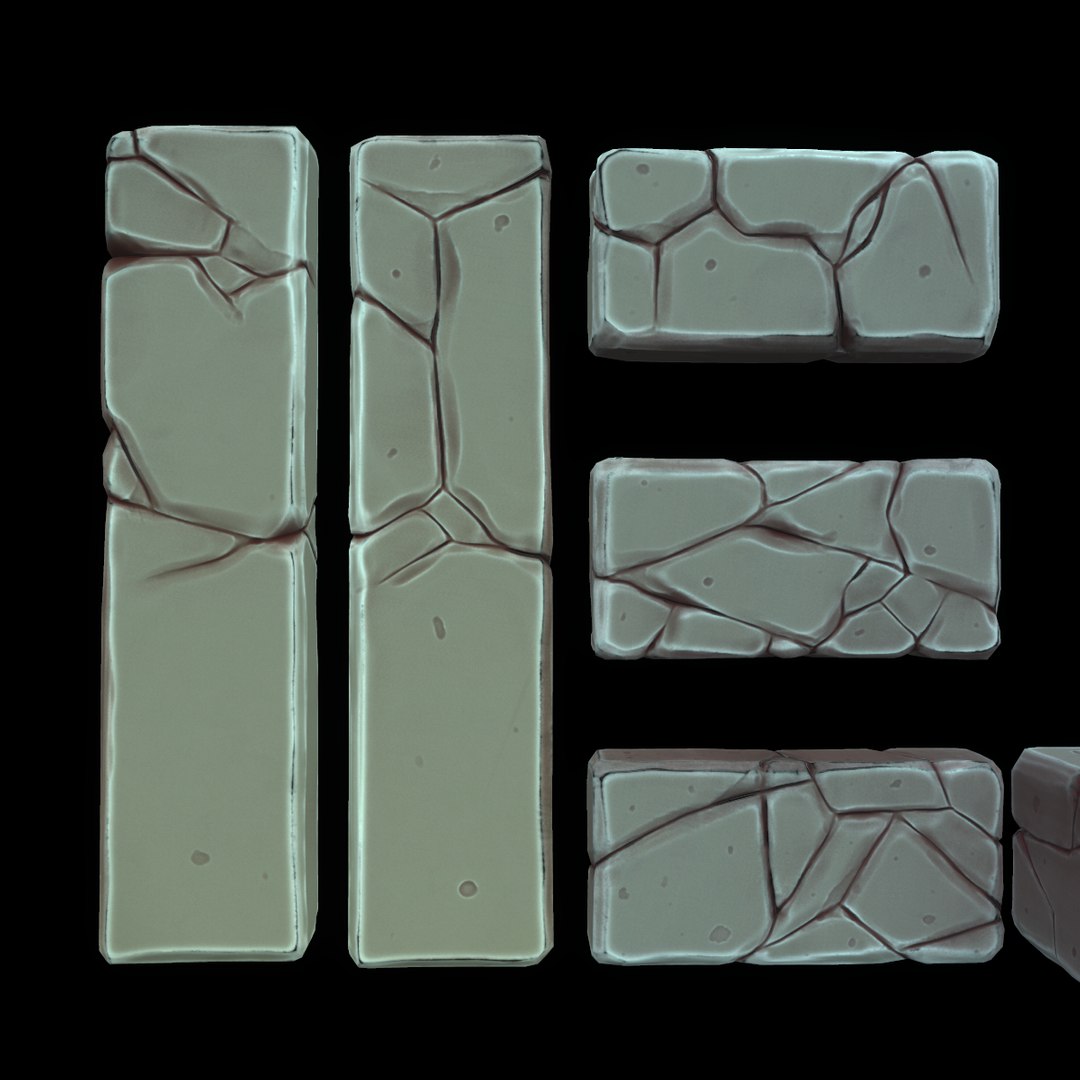 Stylized Cartoon Rock Sand 3D - TurboSquid 1568602