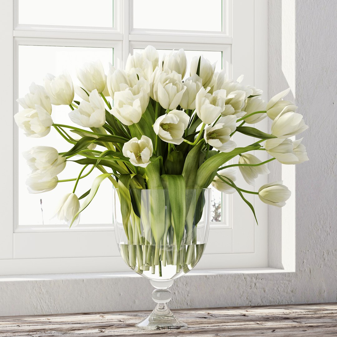 Tulip Centerpiece Model | 1145662 | TurboSquid