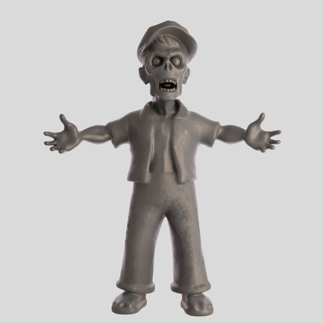 3D Zombie Character Rigged - TurboSquid 2287988