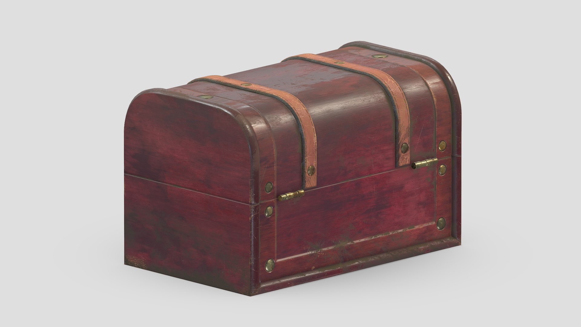 3D Treasure Chest Box 02 Low Poly PBR Realistic Model - TurboSquid 1936270