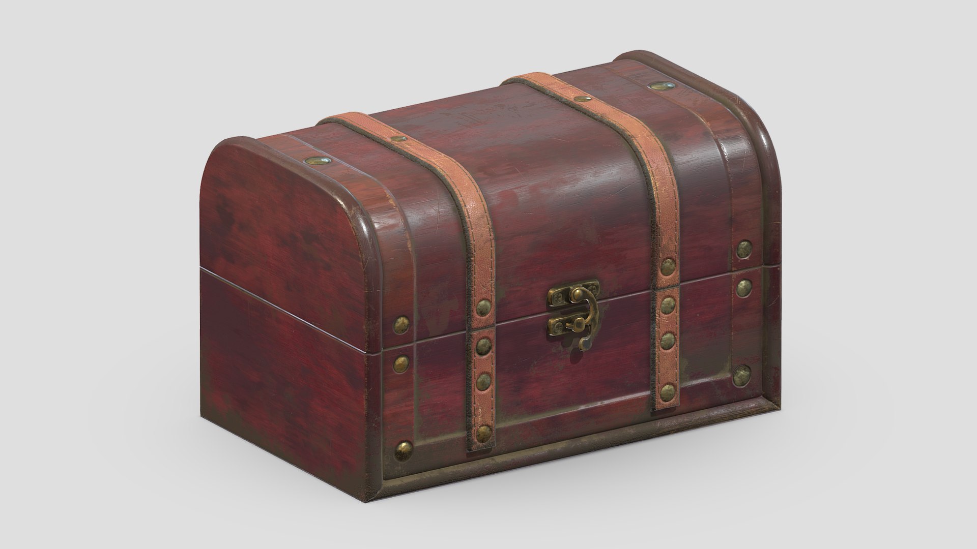 3D Treasure Chest Box 02 Low Poly PBR Realistic Model - TurboSquid 1936270