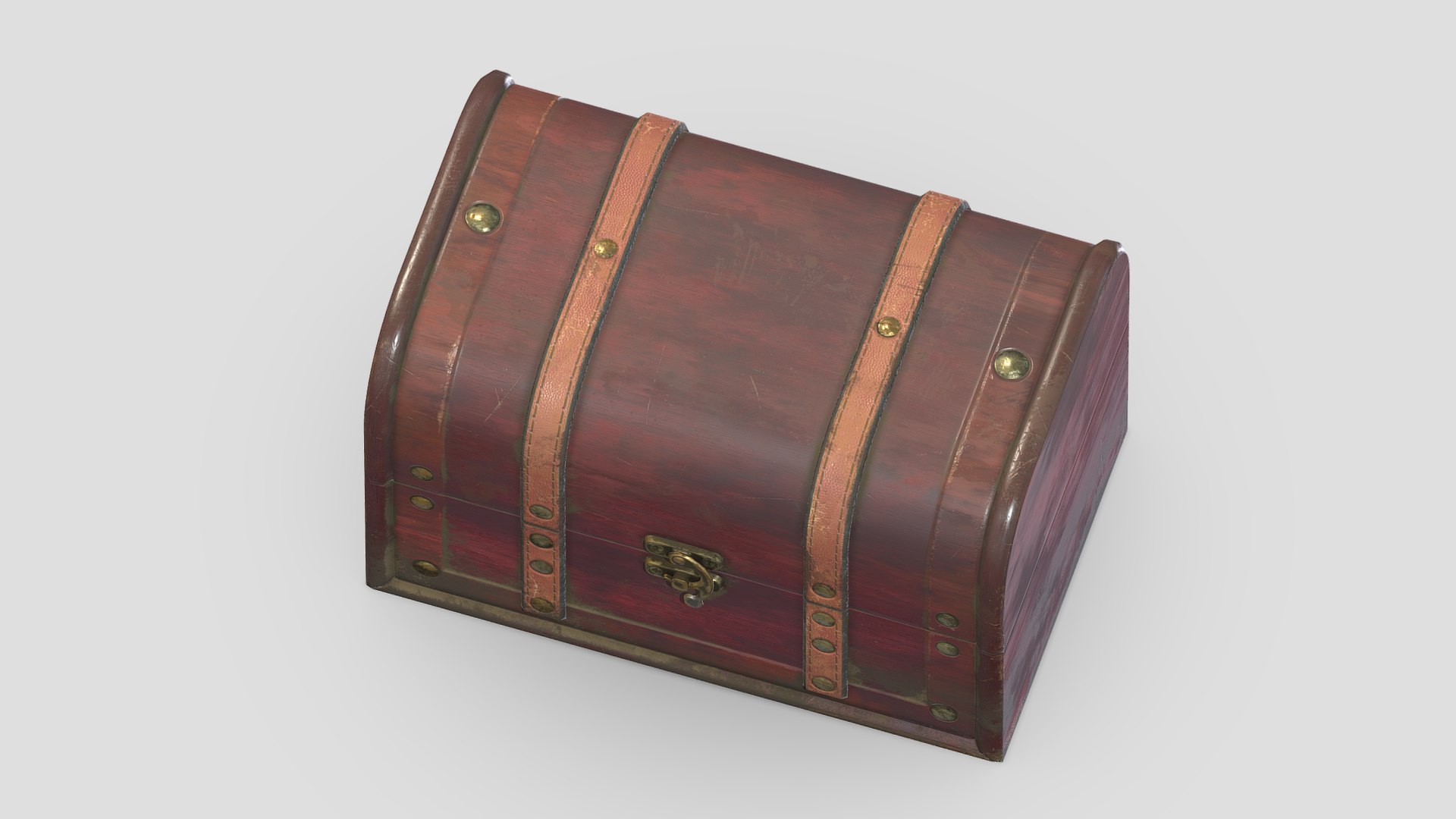 3D Treasure Chest Box 02 Low Poly PBR Realistic Model - TurboSquid 1936270