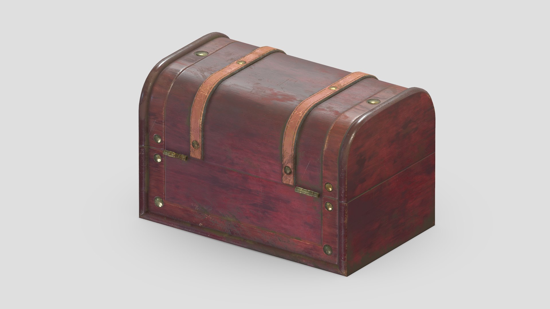 3D Treasure Chest Box 02 Low Poly PBR Realistic Model - TurboSquid 1936270