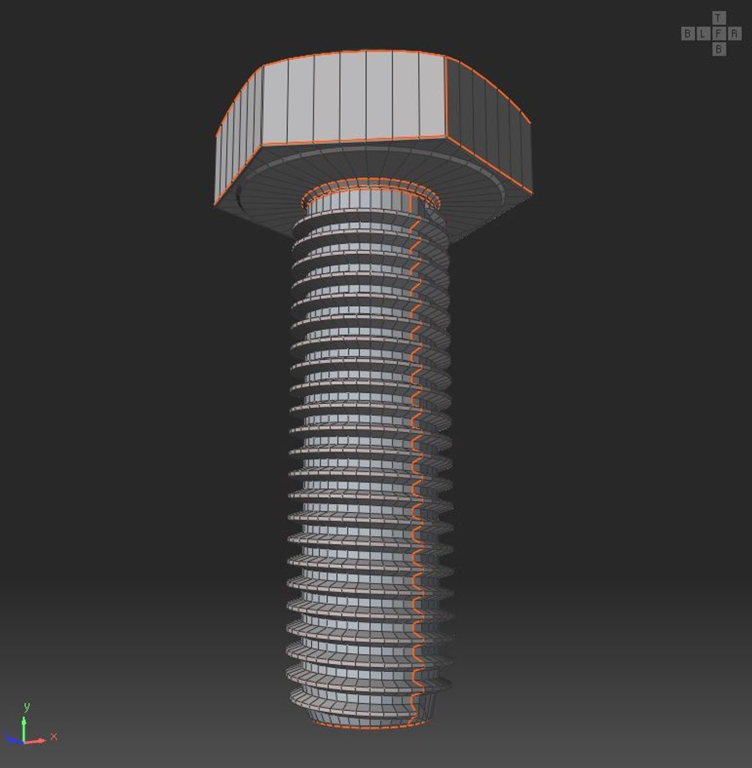 3D simple bolts model - TurboSquid 1462250